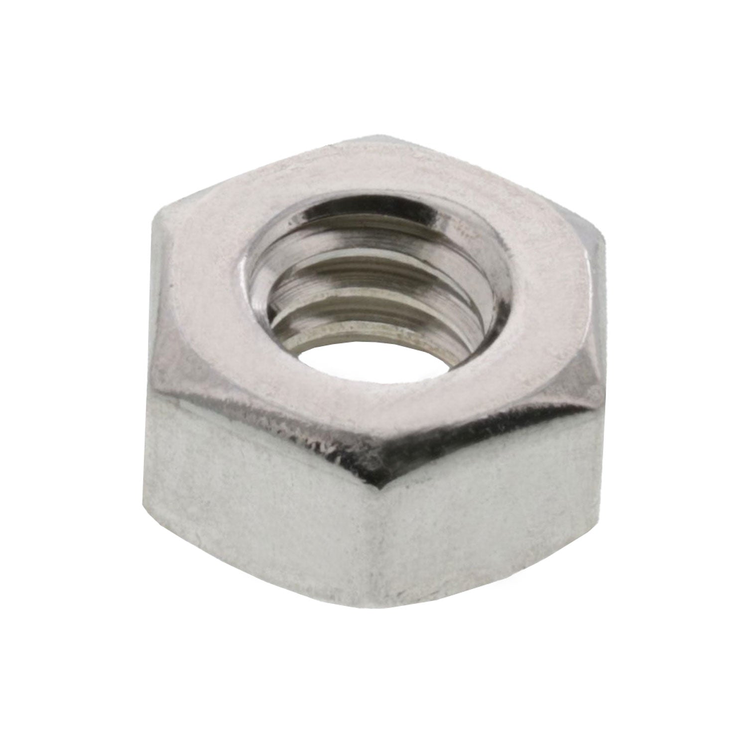 1/4" - 20 TPI, Stainless Steel Right Hand UNC Hex Nuts (D)