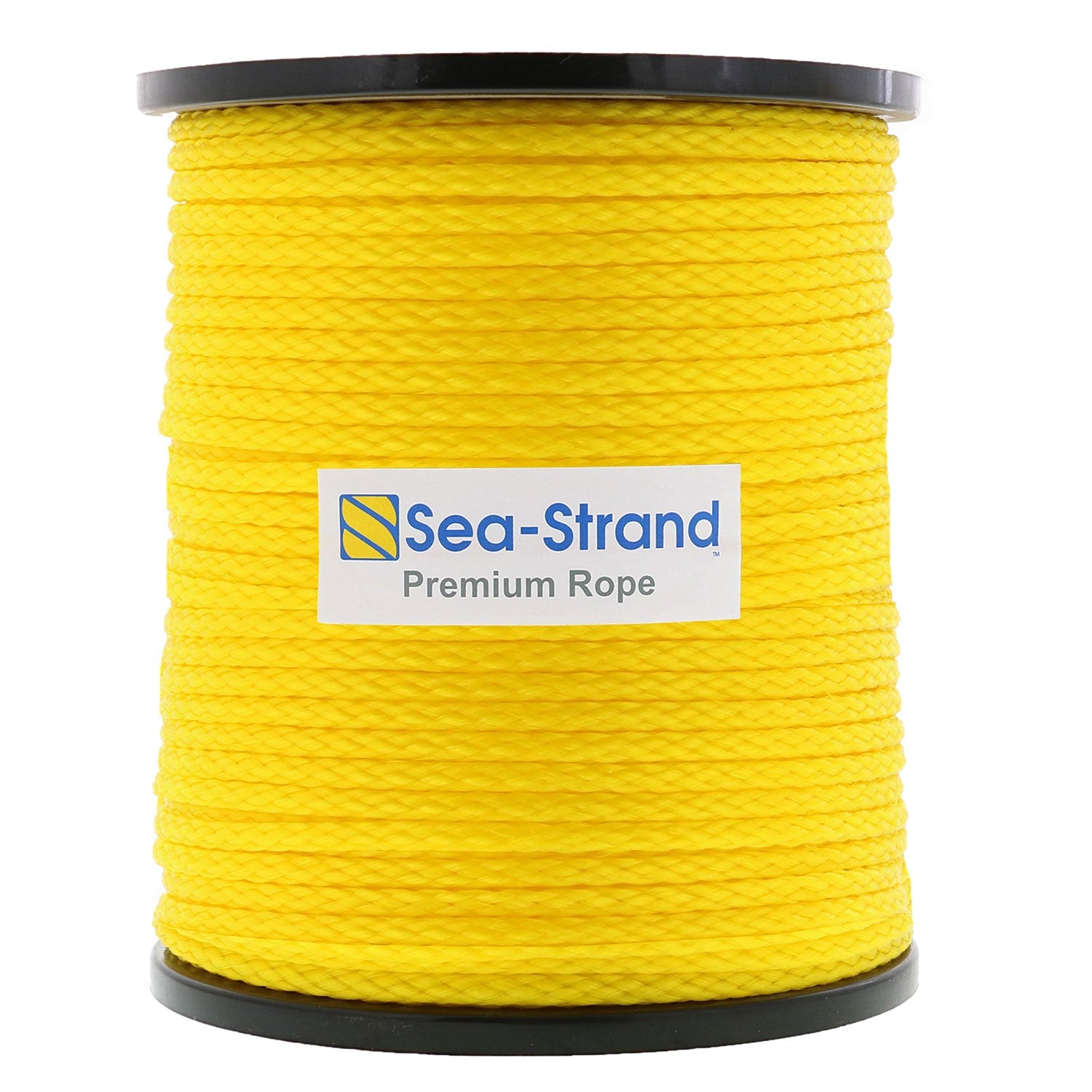 1/4" x 300' Reel, Yellow, Hollow Braid Polypropylene Rope