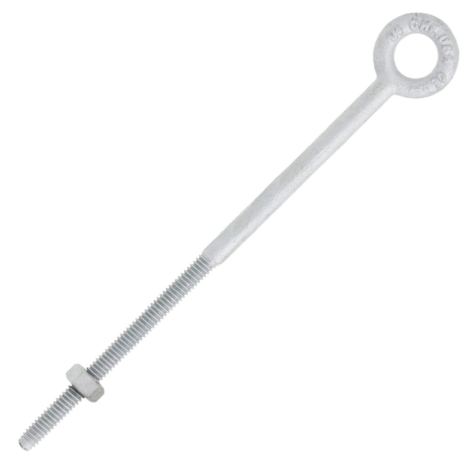 1/4" x 2" Chicago Hardware Drop Forged Hot Dip Galvanized Regular Eye Bolt