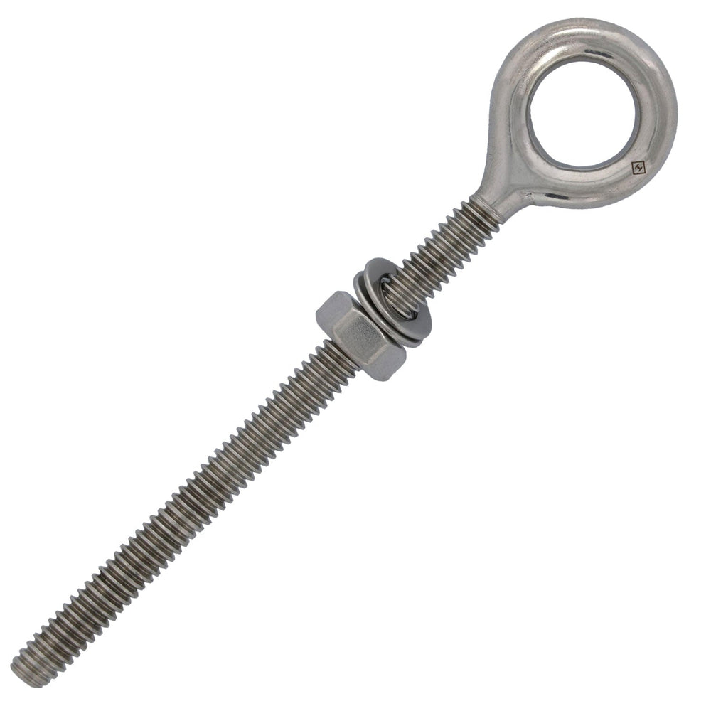 3/16" x 1" Stainless Steel Welded Eye Bolt