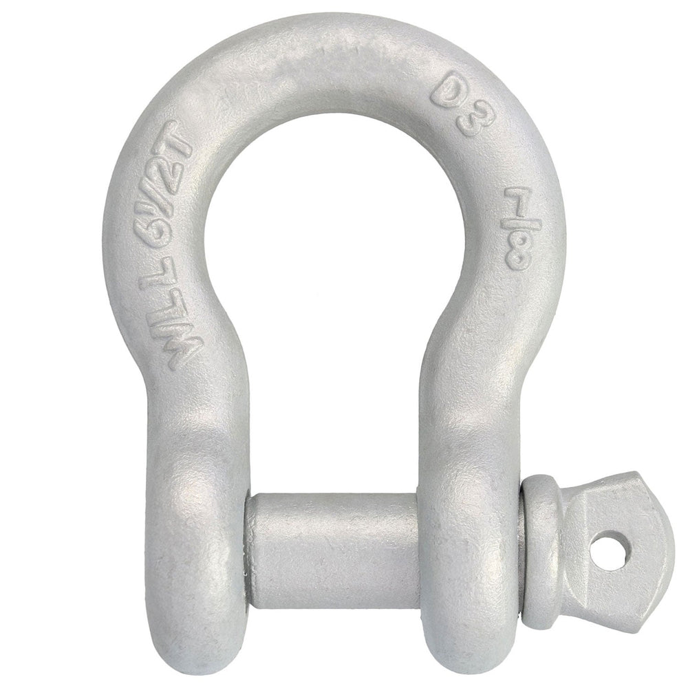 1 in., 8.5 ton, Galvanized Screw Pin Anchor Shackle