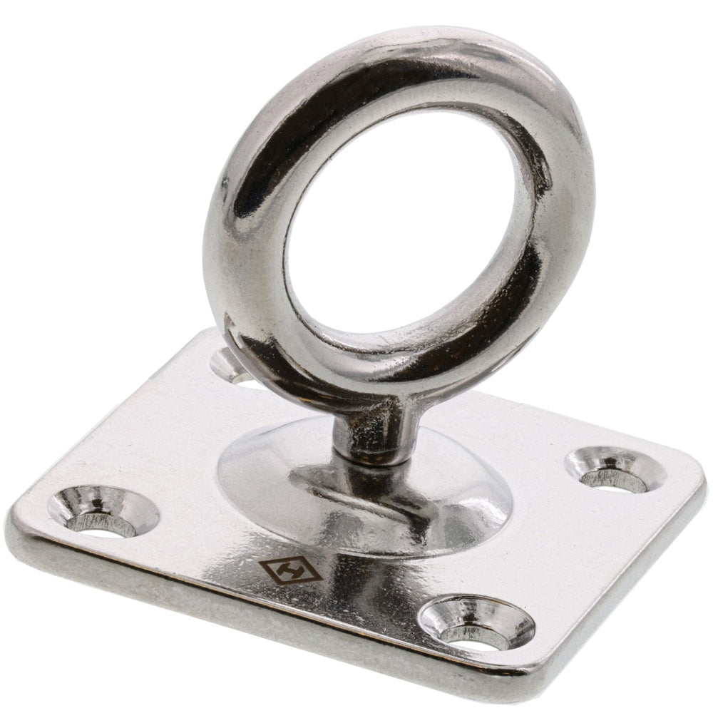 5/16" Stainless Steel Square Swivel Pad Eye