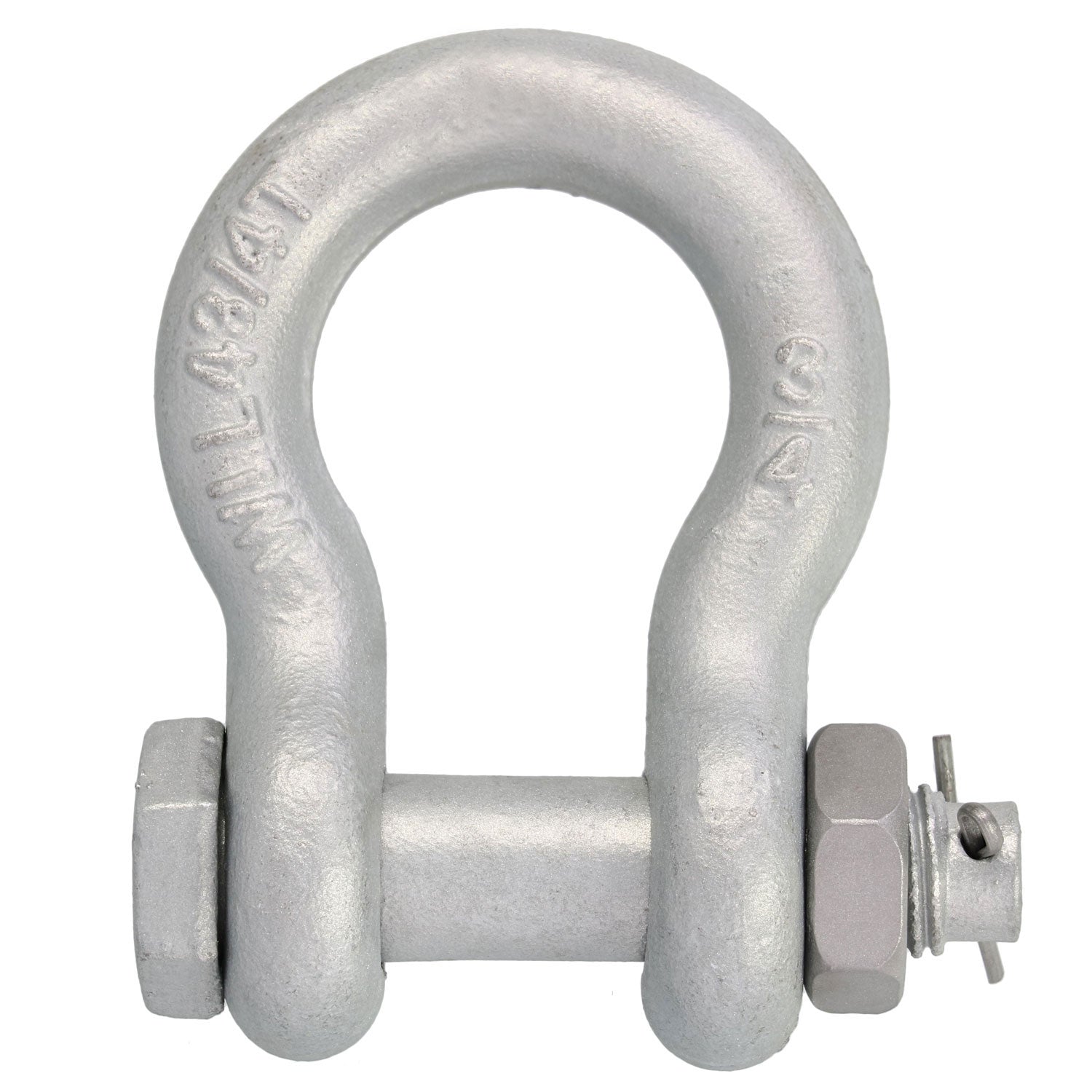 7/8 in., 6.5 ton, Galvanized Bolt-Type Anchor Shackle