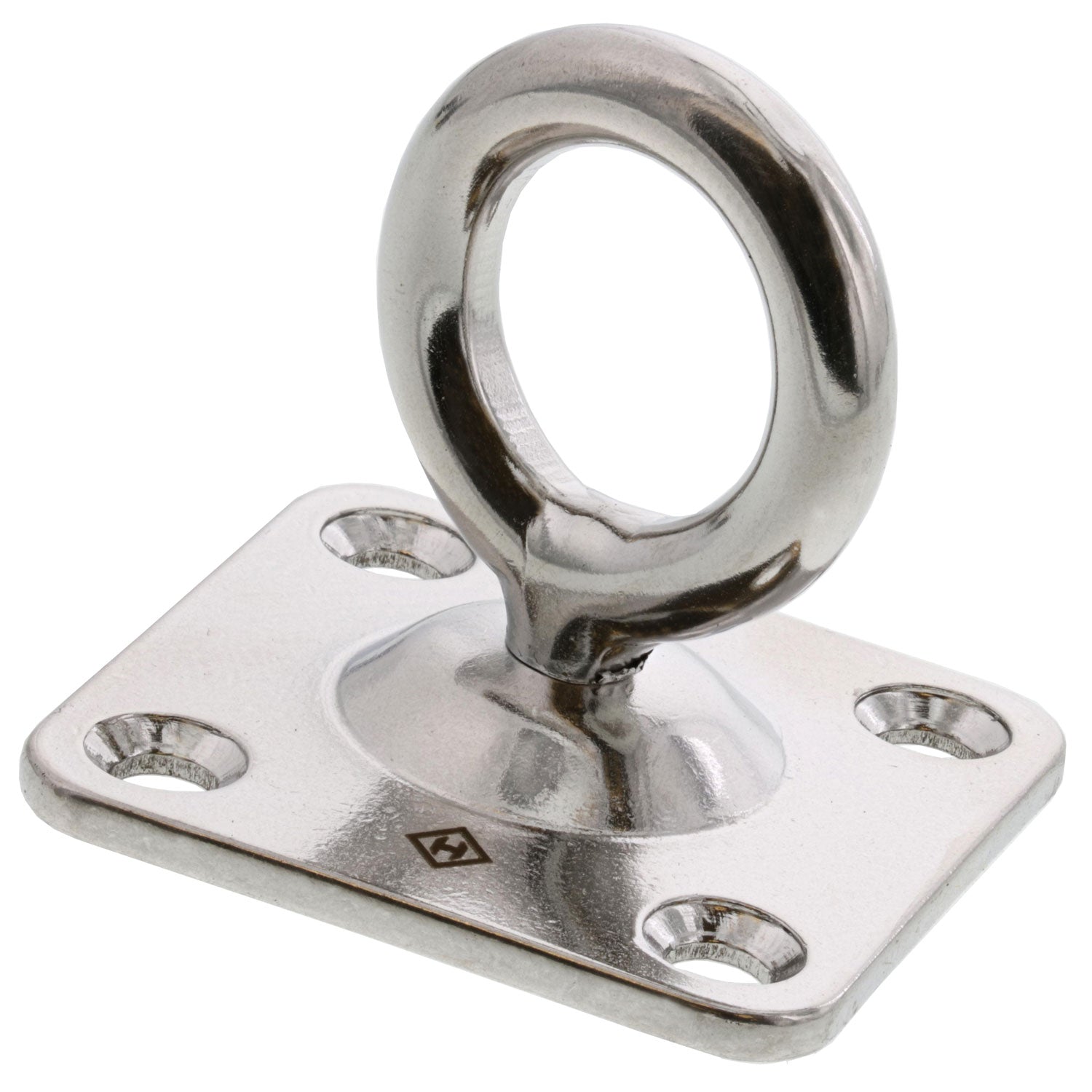 5/16" Stainless Steel Square Swivel Pad Eye