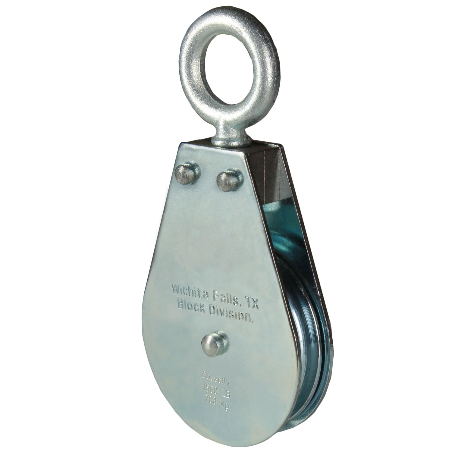 5/16" Cable x 3" Diameter Swivel Eye Block