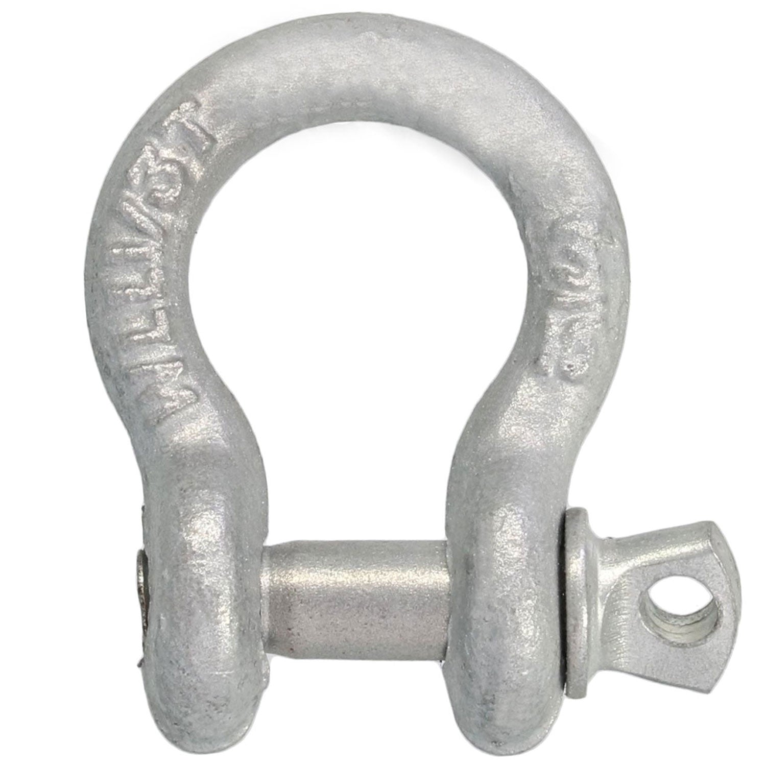 1-1/4 in., 12 ton, Galvanized Screw Pin Anchor Shackle