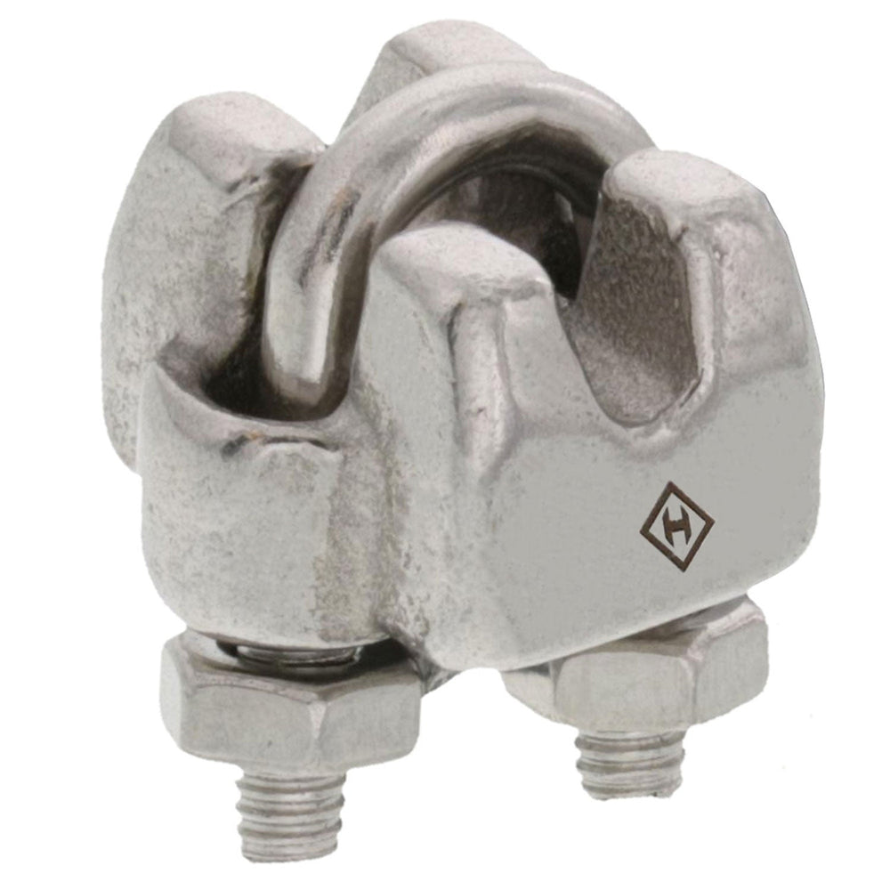 1/8" Type 316, Stainless Steel Cast Wire Rope Clip