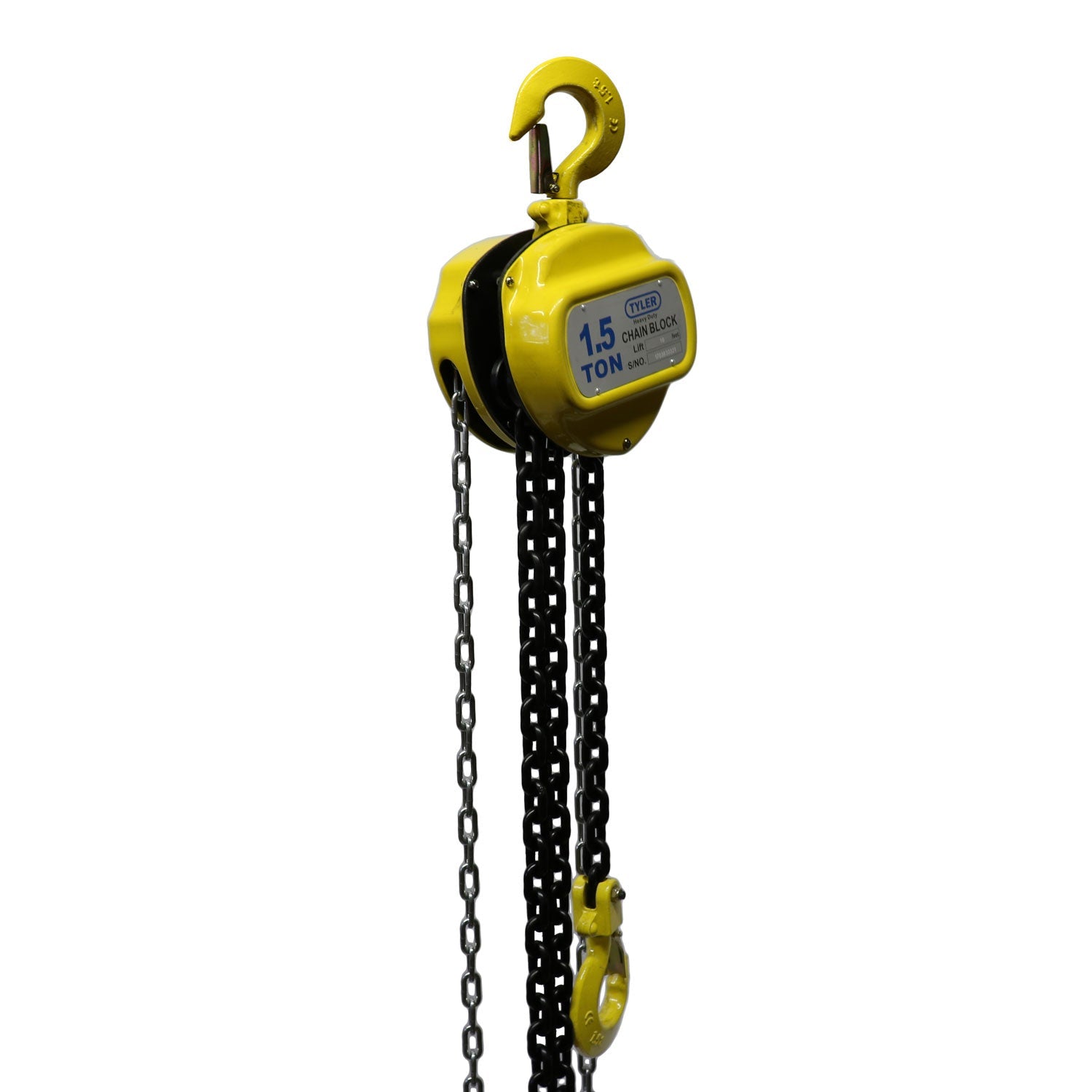 5 Ton X 10 Foot Lift, Tyler Tool Chain Hoist