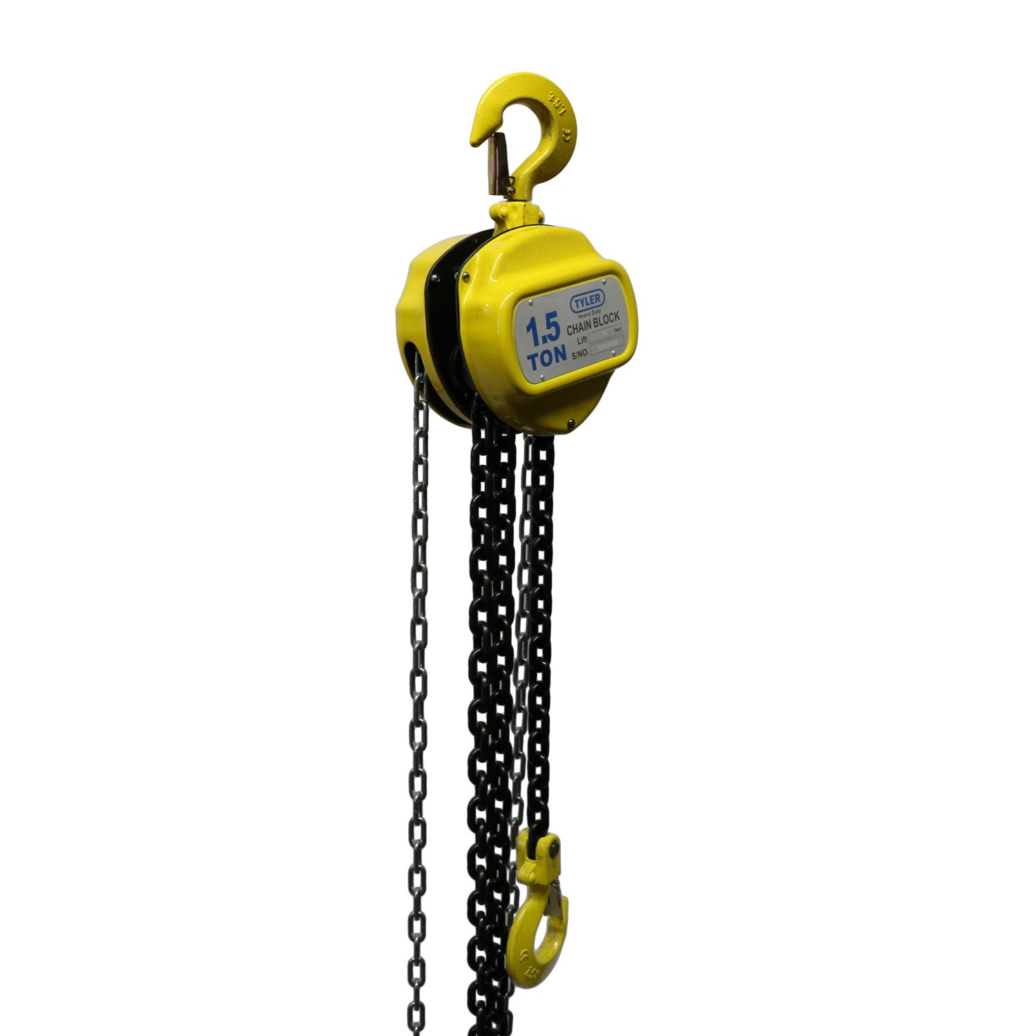 5 Ton X 10 Foot Lift, Tyler Tool Chain Hoist