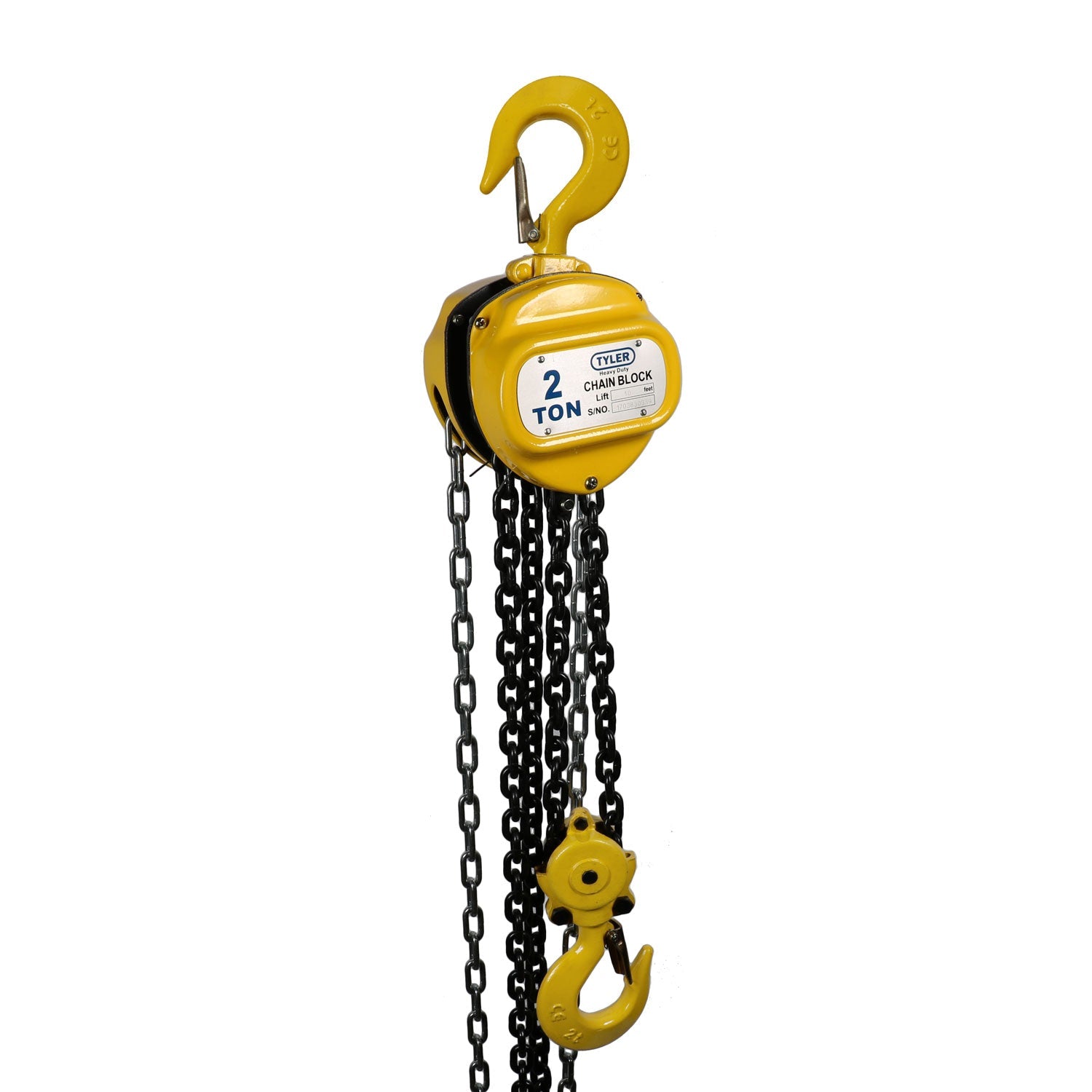 5 Ton X 10 Foot Lift, Tyler Tool Chain Hoist